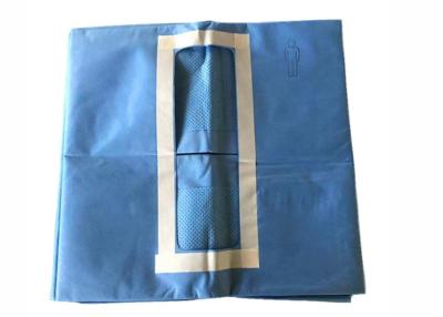 China Sterile Disposable Surgical Laparoscopy Drape SMMS 200*300cm for sale