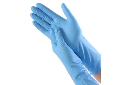 Cina Guanti medicali usa e getta in nitrile blu Guanti per esami di sicurezza senza polvere in vendita