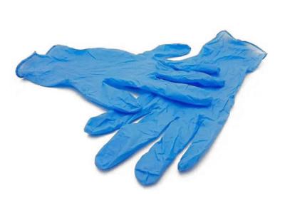 Cina Guanti medicali usa e getta in nitrile blu Guanti per esami di sicurezza senza polvere in vendita