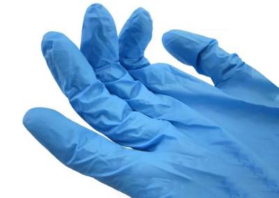 Cina Guanti medicali usa e getta in nitrile blu Guanti per esami di sicurezza senza polvere in vendita