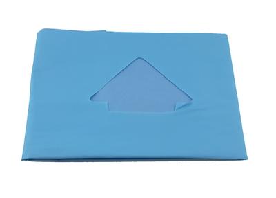 China Disposable Surgical Gynecology Drape Color Blue Size 230*330 Cm Or Customization for sale