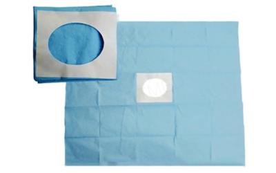 China SMS Coated Sterile Aperture Drape Medical Disposable Surgical With Hole for sale
