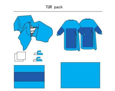 China Disposable Sterile Surgical Tur Drape Pack SMS Material for sale