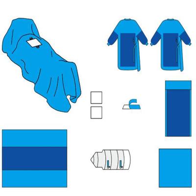 China Surgical Disposable Laparotomy Abdominal Drape Pack Kit Class II for sale