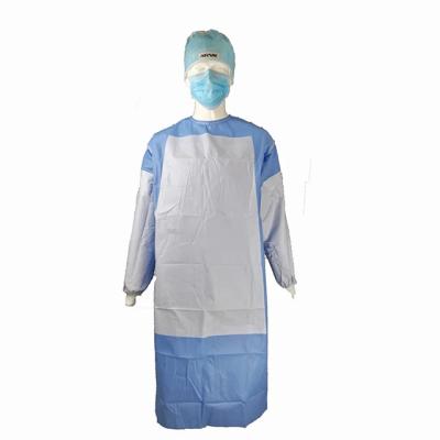 China Reinforced SMS Disposable Operating Surgical Gown for Doctor for sale