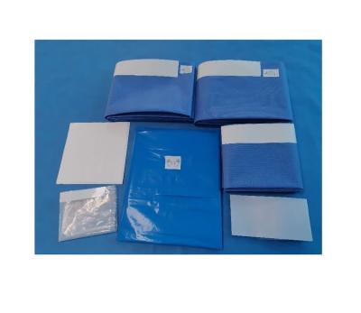 China Low Flammability Style Sterile Surgical Drapes with Medical Polymer Materials for sale