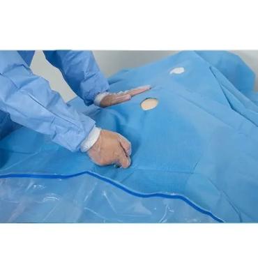 China Pacotes cirúrgicos descartáveis esterilizados em azul / verde / branco OEM disponível à venda