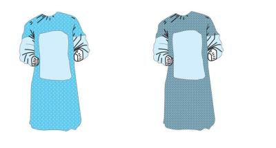 China Sterile Disposable Nonwoven Reinforrced Surgical Gown for sale