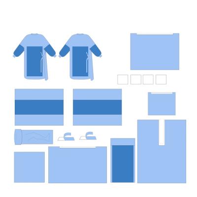 China Professionele niet-geweven blauwe / groene / gele stoom / EO / gamma / enz. Te koop