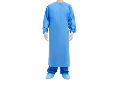 Cina Abito chirurgico di rinforzo blu sterile eliminabile non tessuto dell'abito chirurgico in vendita