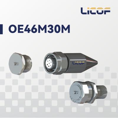 China OE46M/30M Underwater Optical Electrical Connector 2-32 Cores Standard With 316L Connector Housing for sale