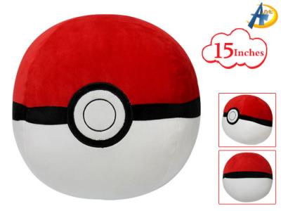 China Pokemon Poké Ball anime plush pillow for sale