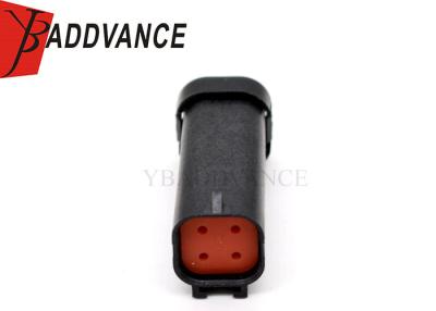China Waterproof Male 4 Pin Black Automotive Connector For Industrial Agriculture for sale
