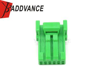China Hot sale 6 Pin Female Electrical Connector Housing Green Color For Automotive for sale
