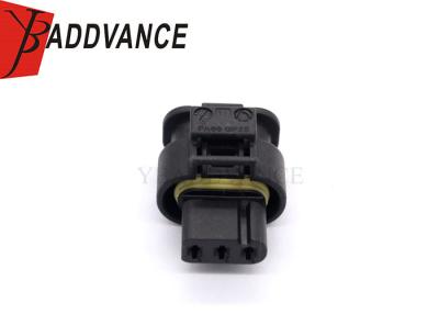 China 3 Way Electrical Automotive Black Female Wire Connector With Terminal And Seal for sale