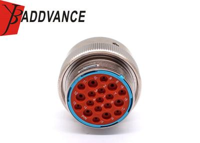 China Amphenol AHDM06-24-19PR Shell Size 24 Multi-Pin 19 Pin Male Metal Circular Connector for sale