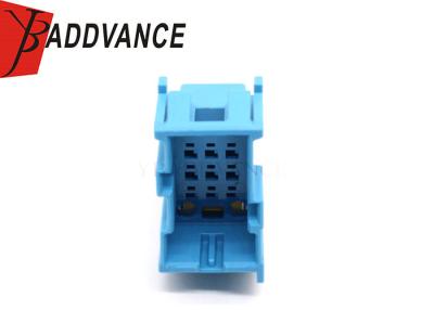 China 2377861-4 TE Connctivity PA66 GF30 Blue Automotive 11 Pin Male Connector for sale