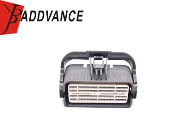 China Black Female 64 Pin Automotive ECU Wire Harness Connectors Housing For Car for sale
