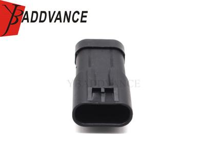 China 12162190 4 Way 4 Pin Male Automotive Electrical Wire Connectors Black For GM for sale