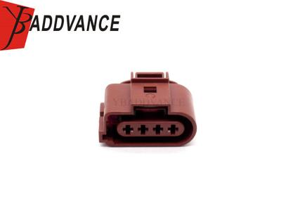 China 1J0973724A Brown FEP 2.8 mm Sealed Series Female Automotive Connector 4 Pin For VW for sale