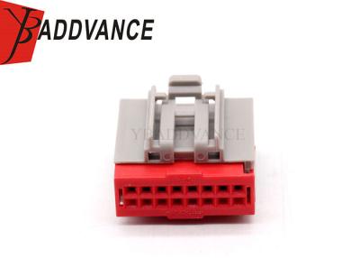 China 16 Pin Female Unsealed Electric Wire Connector With Terminals For Automotive for sale