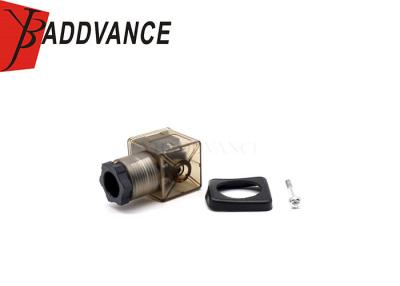 China High quality DIN 43650A Solenoid Valve Coil Connector With LED Indicator Light for sale