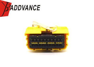 China Tyco TE Connectivity PBT Female 54 Pin Yellow Automotive Wire Harness Connector for sale