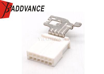 China Electrical 12 Pin White Female Plastic Unsealed Connector Housing For Car for sale