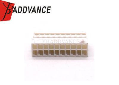 China 20 Pin Female Unsealed White Electric FCI Automobile Connector For Car for sale