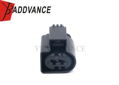 China 805-198-521 2 Pin Hirschmann 2.8mm Series Black Female Cable Electric Connector WIth CPA for sale