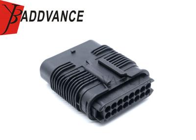 China 807-446 Hirschmann 1.2 Series 16 Way Male Front Bumper Connector For Tesla Model 3 for sale