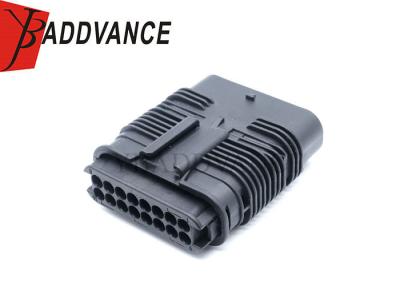 China 807-446 Hirschmann 1.2 Series 16 Way Male Front Bumper Connector For Tesla Model 3 for sale