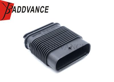 China 807-446 Hirschmann 1.2 Series 16 Way Male Front Bumper Connector For Tesla Model 3 for sale