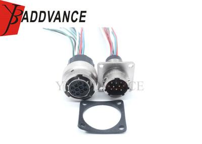 China RT0W01210PN03 RT0W61210SNHECO3 Amphenol Male Female Metal Electric Vehicle 10 Pin Connectors With Cable for sale