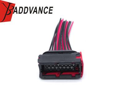China 15 Hole Automobile AC Assembly Car Connector Headlight Cable Harness 1801326-1 for sale