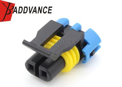 China 2 Way Female Sealed 150 Series Metri-Pack Connector Black 12052641 for sale