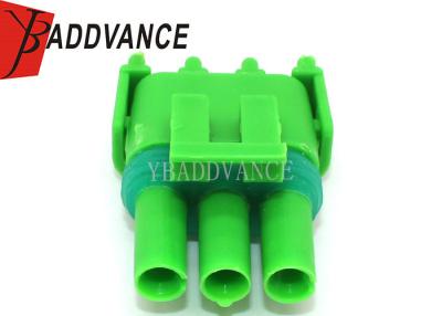 China 12020403 3 Pin Female Green Weather Pack Map Sensor Connector for sale