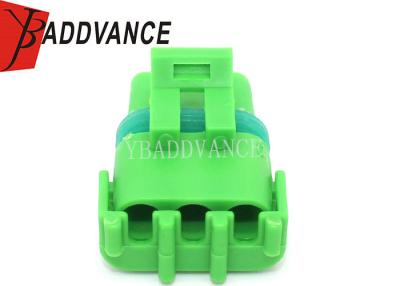 China 12020403 3 Pin Female Green Weather Pack Map Sensor Connector for sale