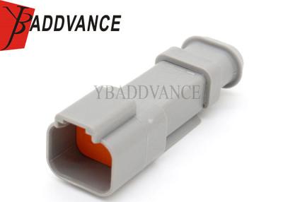 2 Way Male Deutsch Automotive Connectors DT04-2P-E008 With Heat Shrink End