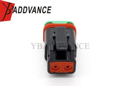 Cina DT06-2S-E004 anneriscono Ehanced 2 Pin Female Deutsch Automotive Connectors con le clip in vendita