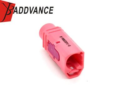 China 0-1452584-8 1 Pin Female Automotive Electrical Connectors Red Color With Terminals for sale
