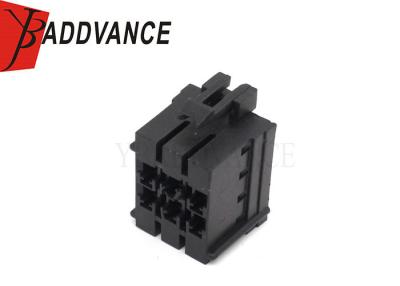 China 6 Pin Black Female Unsealed Electric Automotive Connector Housing for sale