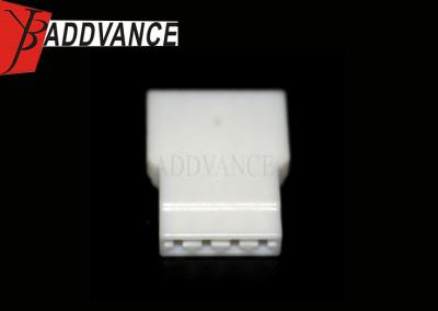 China 4-1-341 White Electrical 4 Pin Female Auto Connector With Terminals for sale
