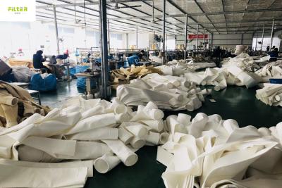 China Resistencia da alta temperatura del bolso de filtro del colector de polvo de Nomex 200 grados en venta