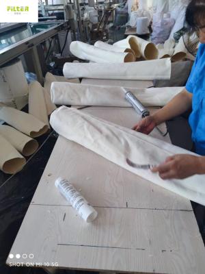 China El filtro de membrana de 500GSM Nomex PTFE pega con los SS suena en venta