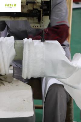 중국 PTFE 배경막 750gsm 흡진장치 필터가방 사용자 지정 크기 판매용