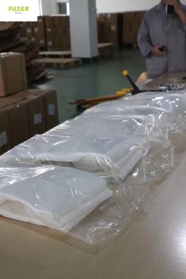 중국 PTFE 배경막 750gsm 흡진장치 필터가방 사용자 지정 크기 판매용