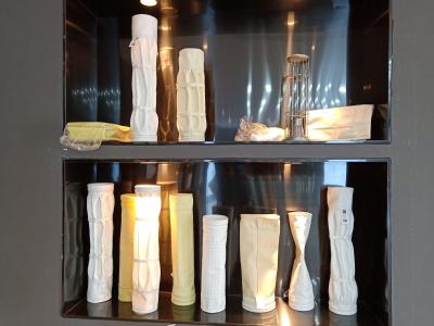 China 450 gm Polypropylenfilterbeutel mit SS-Snapband zu verkaufen