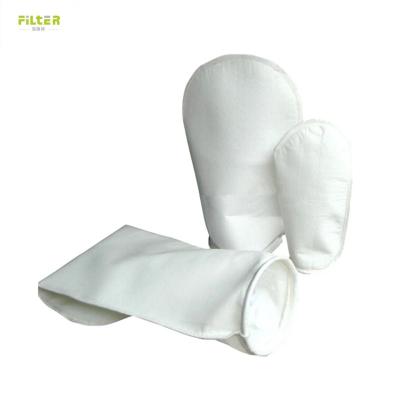 China PP PE Nylon Liquid Filter Bag With Plastic Ring Top And V Shape Bottom for sale