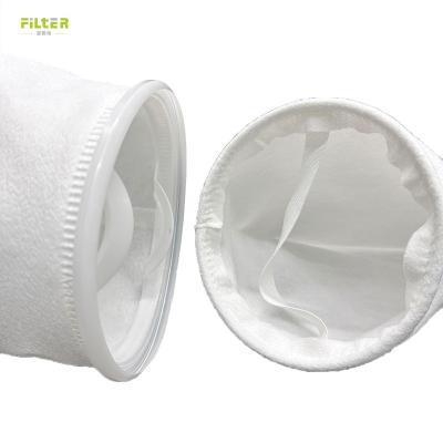 China Customized Hot Melt Polyester PP Nylon Water Filter Bag Disc Bottom for sale